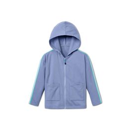 Tchibo - Sweatjacke mit recyceltem Polyester - M&auml;dchen - Gr. 146/152 - blau