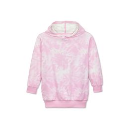 Tchibo - Kapuzen-Sweatshirt aus Bio-Baumwolle - Mädchen - Gr. 134/140 - weiß/print