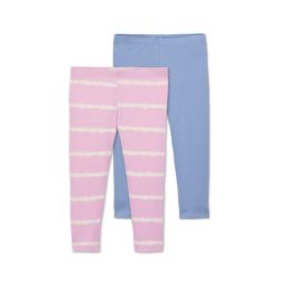 Tchibo - 2 Leggings - Mädchen - Gr. 98/104 - blau/print