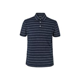 Tchibo - Jersey-Poloshirt - Herren - Gr. XXL - dunkelblau/gestreift