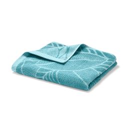 Tchibo - Jacquard-Badetuch - blau