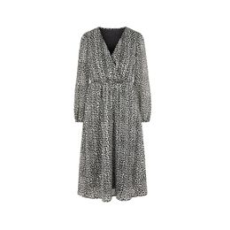 Tchibo - Kleid mit Print - Damen - Gr. 44 - schwarz