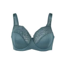 Tchibo - Bügel-BH mit Spitze - Damen - Gr. 85E - grün