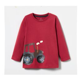 Tchibo - 2 Kleinkind-Langarmshirts - Gr. 110/116 - blau