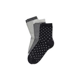 Tchibo - 3 Paar Socken - Damen - Gr. 39-42 - anthrazit