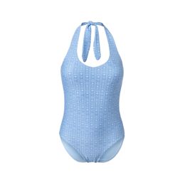 Tchibo - Badeanzug mit recyceltem Material - Damen - Gr. 38 - blau/print