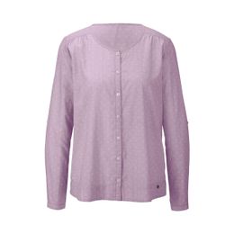 Tchibo - Chambray-Bluse - Damen - Gr. 50 - pflaume/print