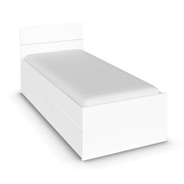 Rauch Bett mit 2 Schubkästen »Joel« - 95x209x90cm - weiß - Holz / Holz