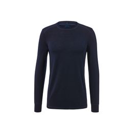 Tchibo - Funktionsshirt mit RWS-zertifizierter Wolle - Herren - Gr. M - dunkelblau