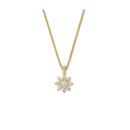Tchibo - 585 Gold-Kette mit 22 Brillanten - gold