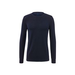 Tchibo - Funktionsshirt mit RWS-zertifizierter Wolle - Herren - Gr. M - dunkelblau