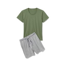 Tchibo - Shorty-Pyjama - Herren - Gr. S - hellgrau