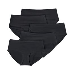 Tchibo - 5 Magic-Cut-Pantys - Damen - Gr. L - schwarz