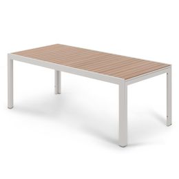 Tchibo - Ausziehtisch &raquo;Liska&laquo; aus leichtem - 205x95x74,5cm - braun - Aluminium / Polypropylen