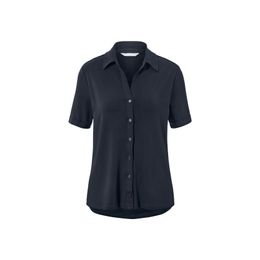Tchibo - Blusenshirt mit Knopfleiste - Damen - Gr. XL - dunkelblau