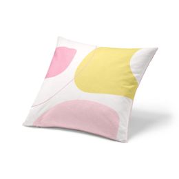 Tchibo - Dekokissen-Bezug mit Print - wei&szlig;