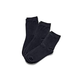 Tchibo - 3 Paar Socken - Damen - Gr. 35-38 - schwarz
