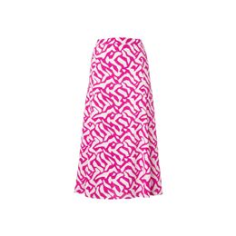 Tchibo - Bedruckter Midi-Rock - Damen - Gr. 38 - weiß/print