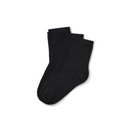 Tchibo - 3 Paar Socken - Damen - Gr. 39-42 - schwarz