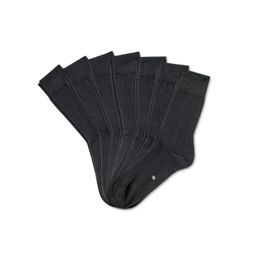 Tchibo - 7 Paar Socken - Herren - Gr. 44-46 - schwarz