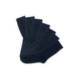 Tchibo - 7 Paar Socken - Herren - Gr. 44-46 - dunkelblau