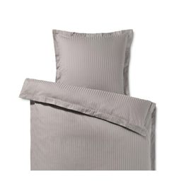 Tchibo - Premium-Satin-Bettw&auml;sche - grau