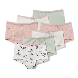Tchibo - 7 Kleinkind-Pantys - M&auml;dchen - Gr. 122/128 - mintgr&uuml;n