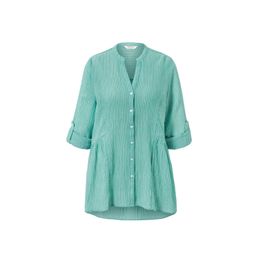 Tchibo - Gestreifte Longbluse - Damen - Gr. 48 - creme/gestreift