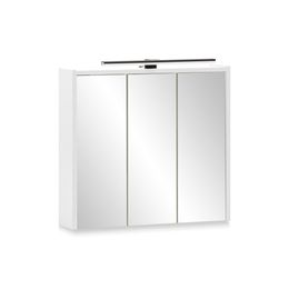 Tchibo - Spiegelschrank &raquo;Katta&laquo; - 65x16x62,5cm - wei&szlig; - Holz / Glas / Metall