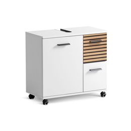 Tchibo - Waschbeckenunterschrank &raquo;Katta&laquo; - 65x32x60cm - schwarz - Holz / Metall / Kunststoff