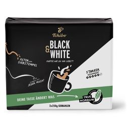 Tchibo - Black & White - 500 g Gemahlen - Intensit&auml;t: 5/6