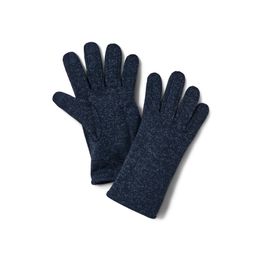 Tchibo - Strickfleece-Handschuhe - Unisex - Gr. 8,5 - dunkelblau