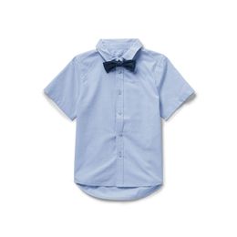 Tchibo - Kinderhemd mit Fliege - Jungen - Gr. 86/92 - hellblau