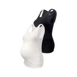 Tchibo - 2 Umstands-Tops - Damen - Gr. S - schwarz