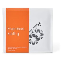 55 Degrees - Espresso kr&auml;ftig - 250 g Ganze Bohne - Intensit&auml;t: 5/6