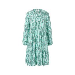 Tchibo - Bedrucktes Webkleid - Damen - Gr. 48 - creme