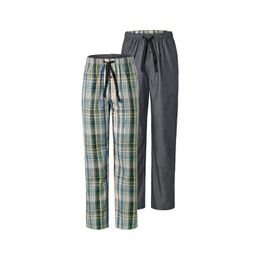 Tchibo - 2 Relaxhosen - Herren - Gr. M - anthrazit/kariert