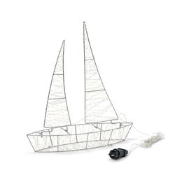Tchibo - LED-3D-Outdoor-Boot - 50x14x53cm - schwarz - Edelstahl