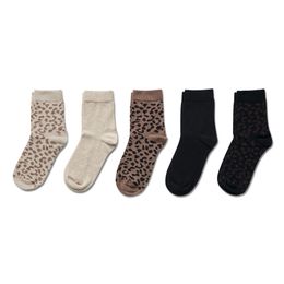 Tchibo - 5 Paar Socken - Damen - Gr. 35-38 - schwarz