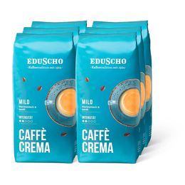 EDUSCHO Caff&egrave; Crema Mild - 6 x 1 kg Ganze Bohne - Intensit&auml;t: 2/5
