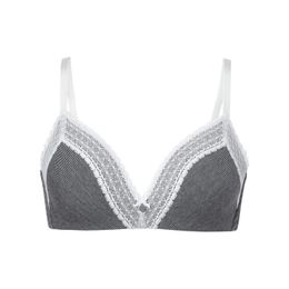 Tchibo - Softschalen-BH - Damen - Gr. 80B - schwarz/gestreift