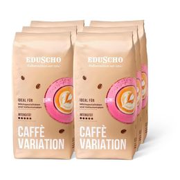EDUSCHO Caff&egrave; Variation - 6x 1 kg Ganze Bohne - Intensit&auml;t: 5/5