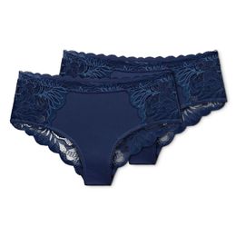 Tchibo - 2 Brazilslips - Damen - Gr. XL - dunkelblau