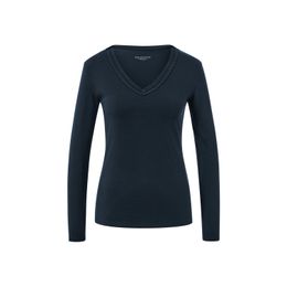 Tchibo - Langarm-Unterhemd - Damen - Gr. L - dunkelblau