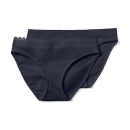 Tchibo - 2 Slips - Damen - Gr. M - dunkelblau
