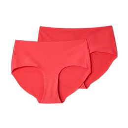 Tchibo - 2 Magic-Cut-Pantys - Damen - Gr. M - rot