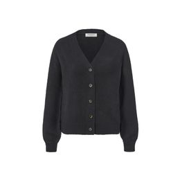 Tchibo - Strickcardigan mit Wolle - Damen - Gr. M - schwarz