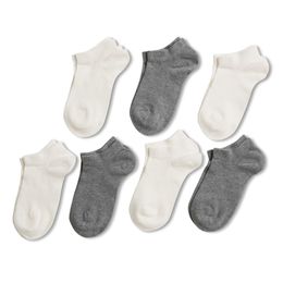 Tchibo - 7 Paar Kinder-Sneakersocken - Baby - Gr. 23-26 - creme