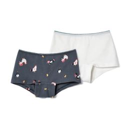 Tchibo - 2 M&auml;dchen-Pantys - M&auml;dchen - Gr. 86/92 - blau