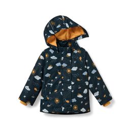 Tchibo - Kleinkind-Thermo-Regenjacke - Herren - Gr. 122/128 - dunkelblau/print